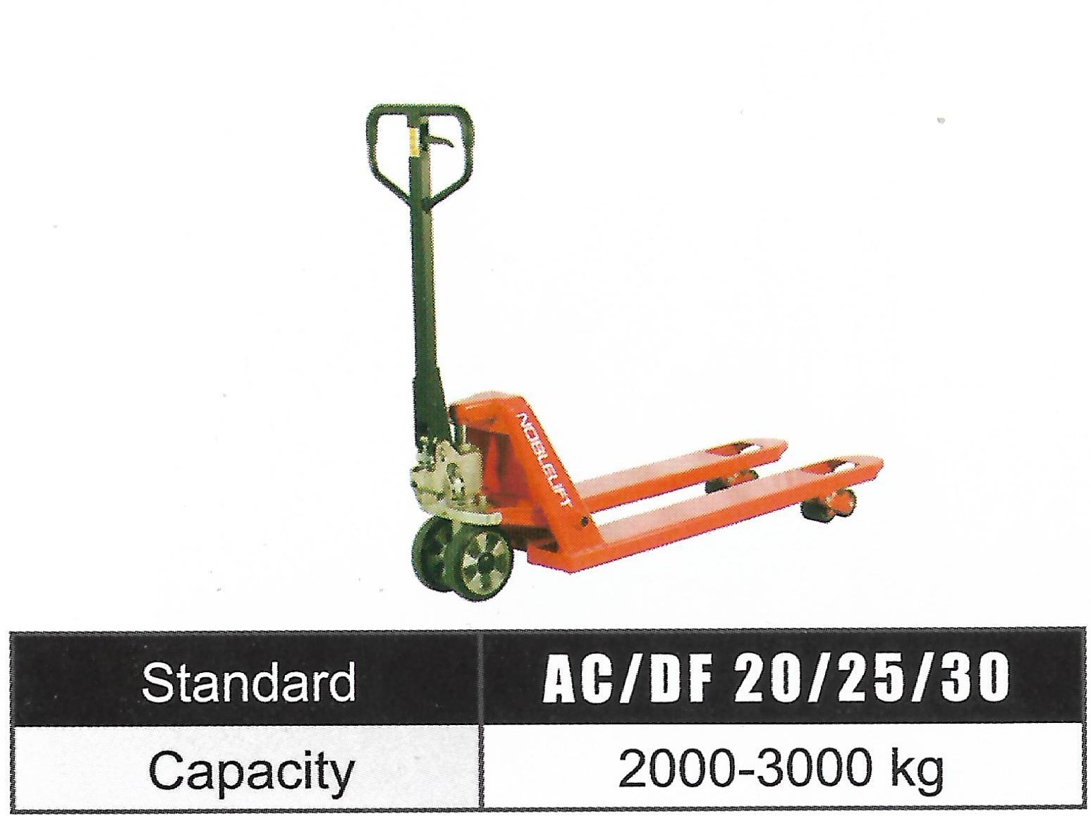 Noblelift AC DF 20/25/30 Hand Pallet Truck Supplier Malaysia